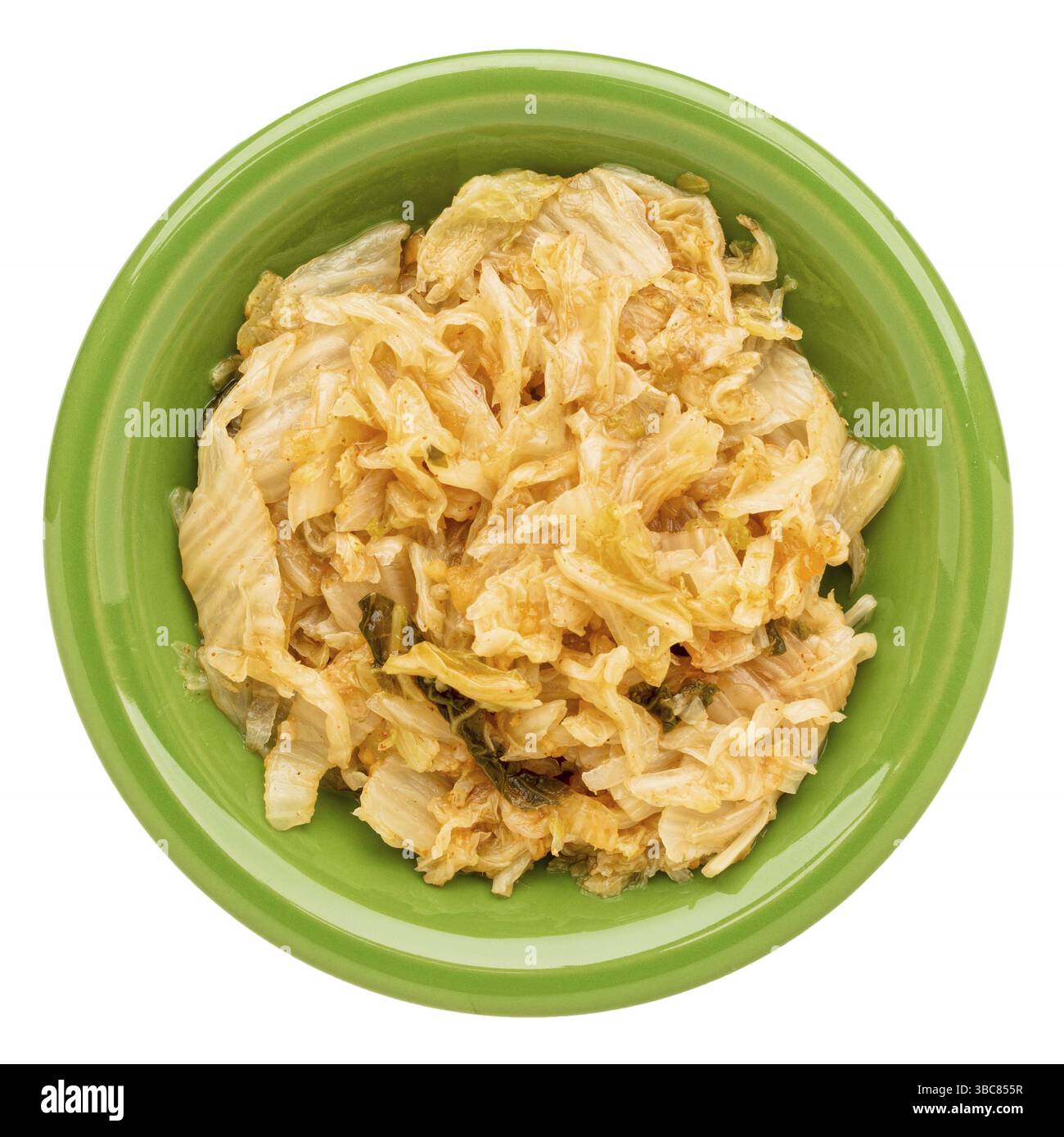 Fermented napa cabbage with garlic and onion - a traditional Korean ...