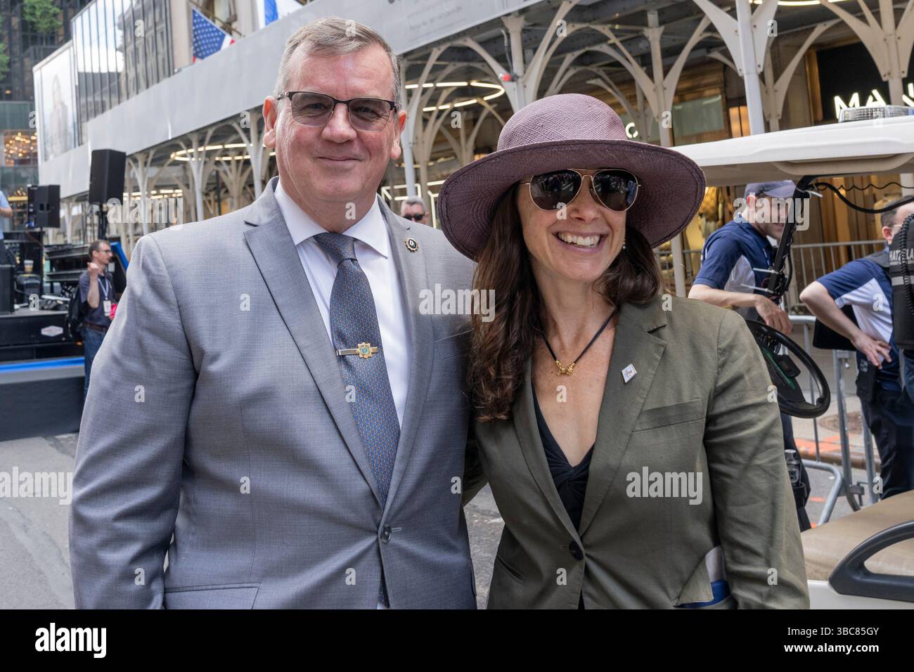 New York, USA. 18th May, 2025. NYPD Chief of Detectives Joseph Kenny ...