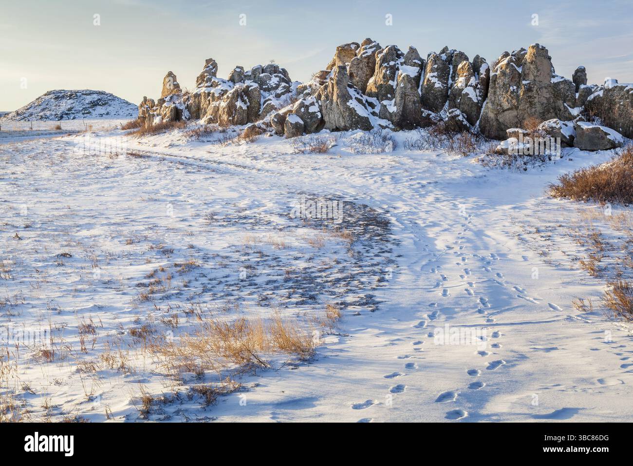 Natural Fort, historical and geological landmark in northern Colorado ...