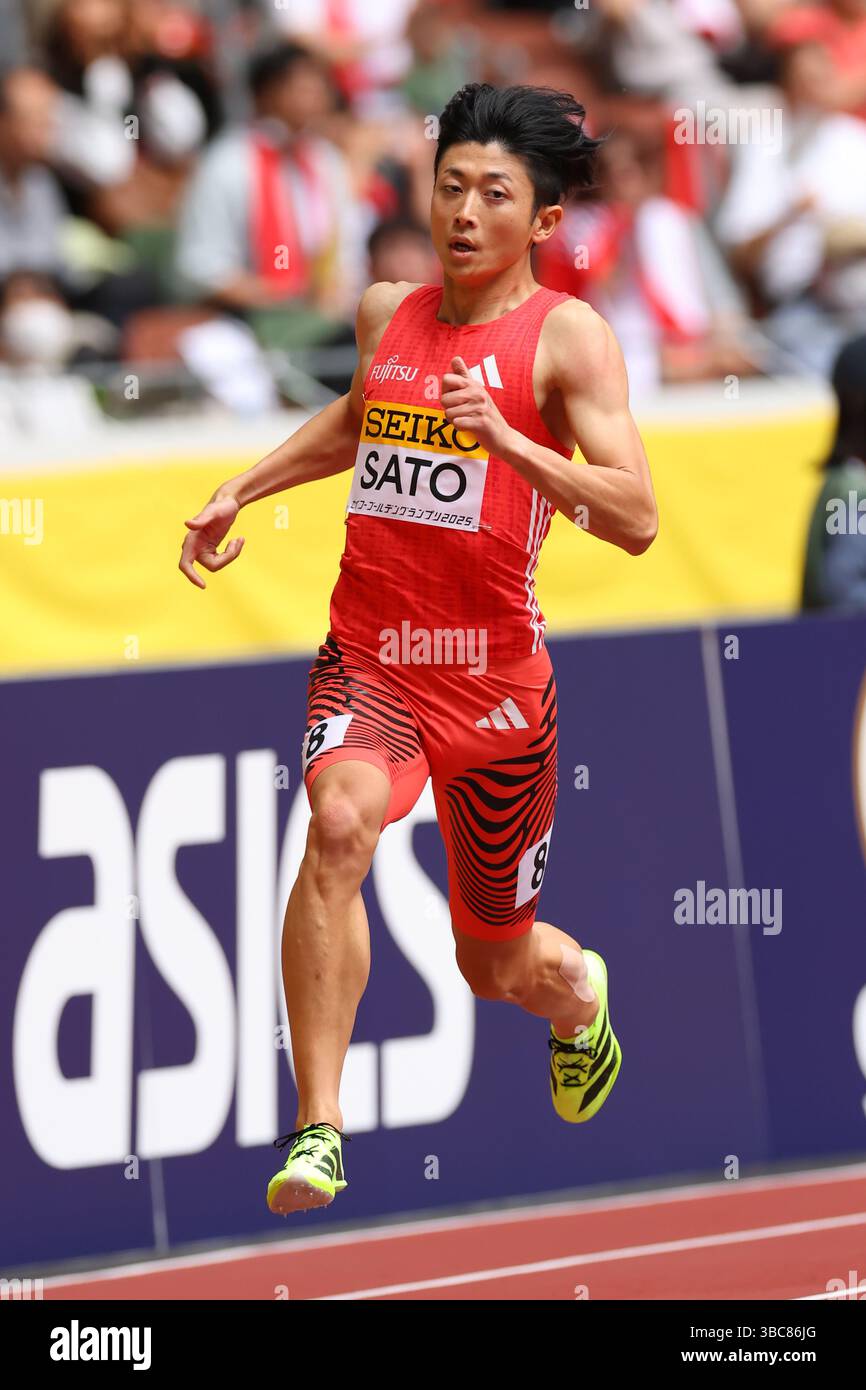 Tokyo, Japan. 18th May, 2025. Kentaro Sato Athletics : World Athletics Continental Tour Seiko ...