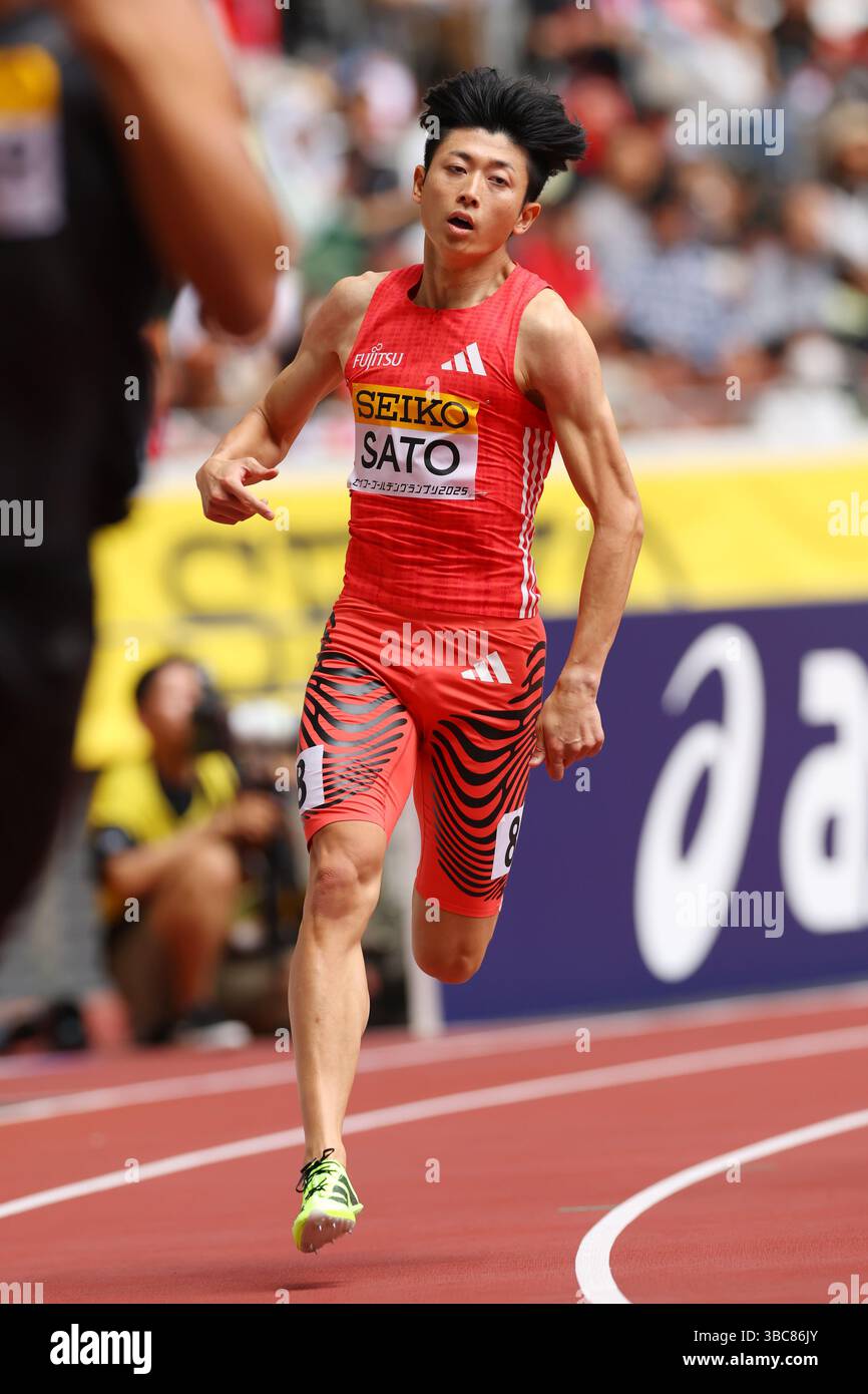 Tokyo, Japan. 18th May, 2025. Kentaro Sato Athletics : World Athletics ...