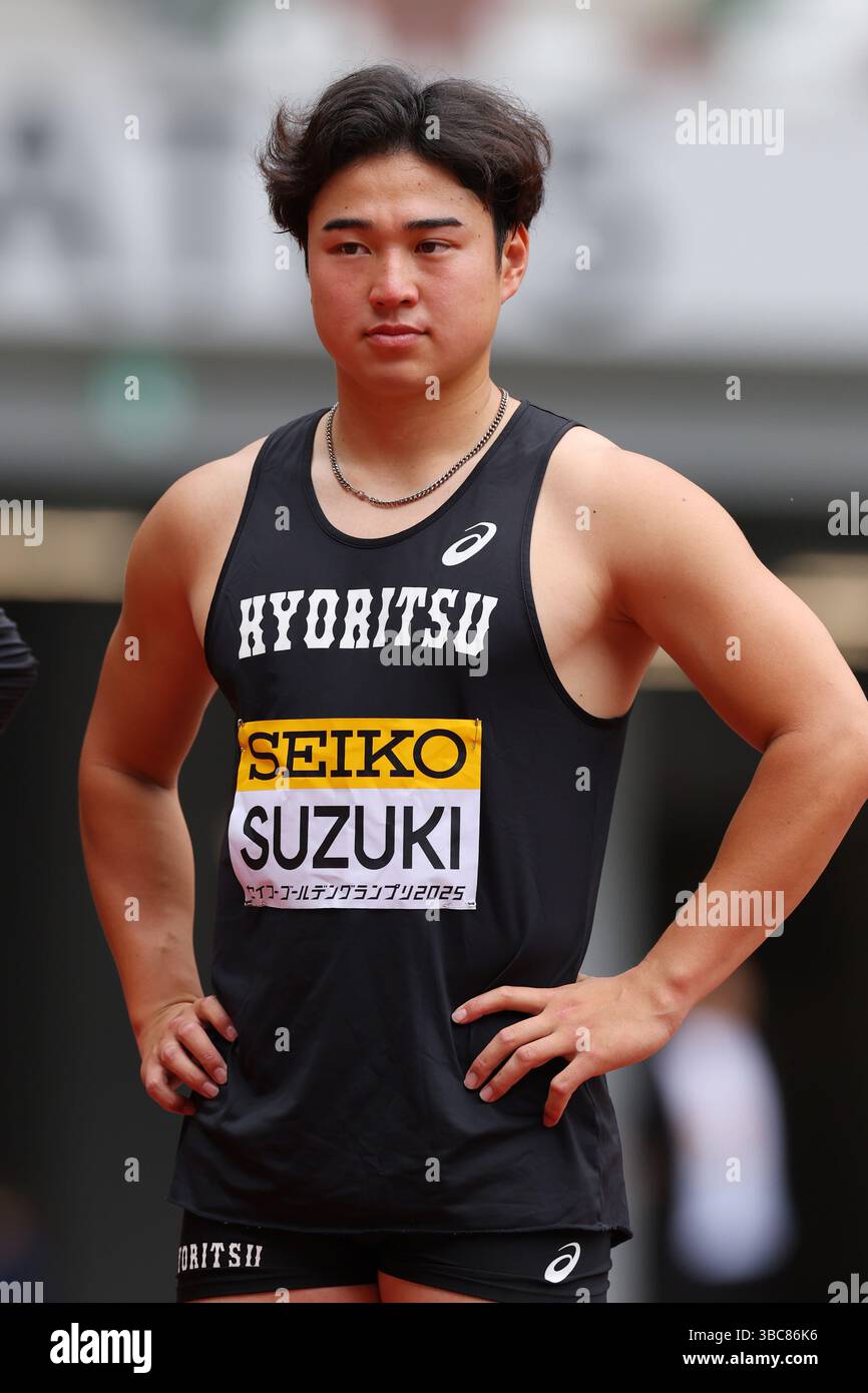 Tokyo, Japan. 18th May, 2025. Rin Suzuki Athletics : World Athletics Continental Tour Seiko ...