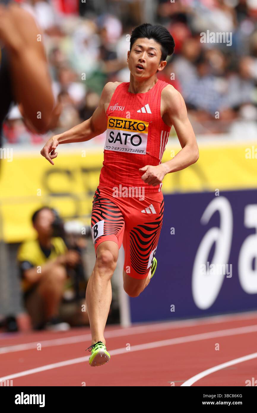 Tokyo, Japan. 18th May, 2025. Kentaro Sato Athletics : World Athletics Continental Tour Seiko ...