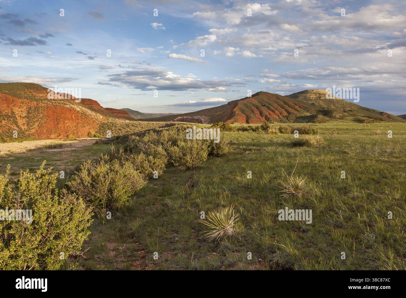 Mountain ranch landscape in Colorado - Red Mountain Open Space Stock ...