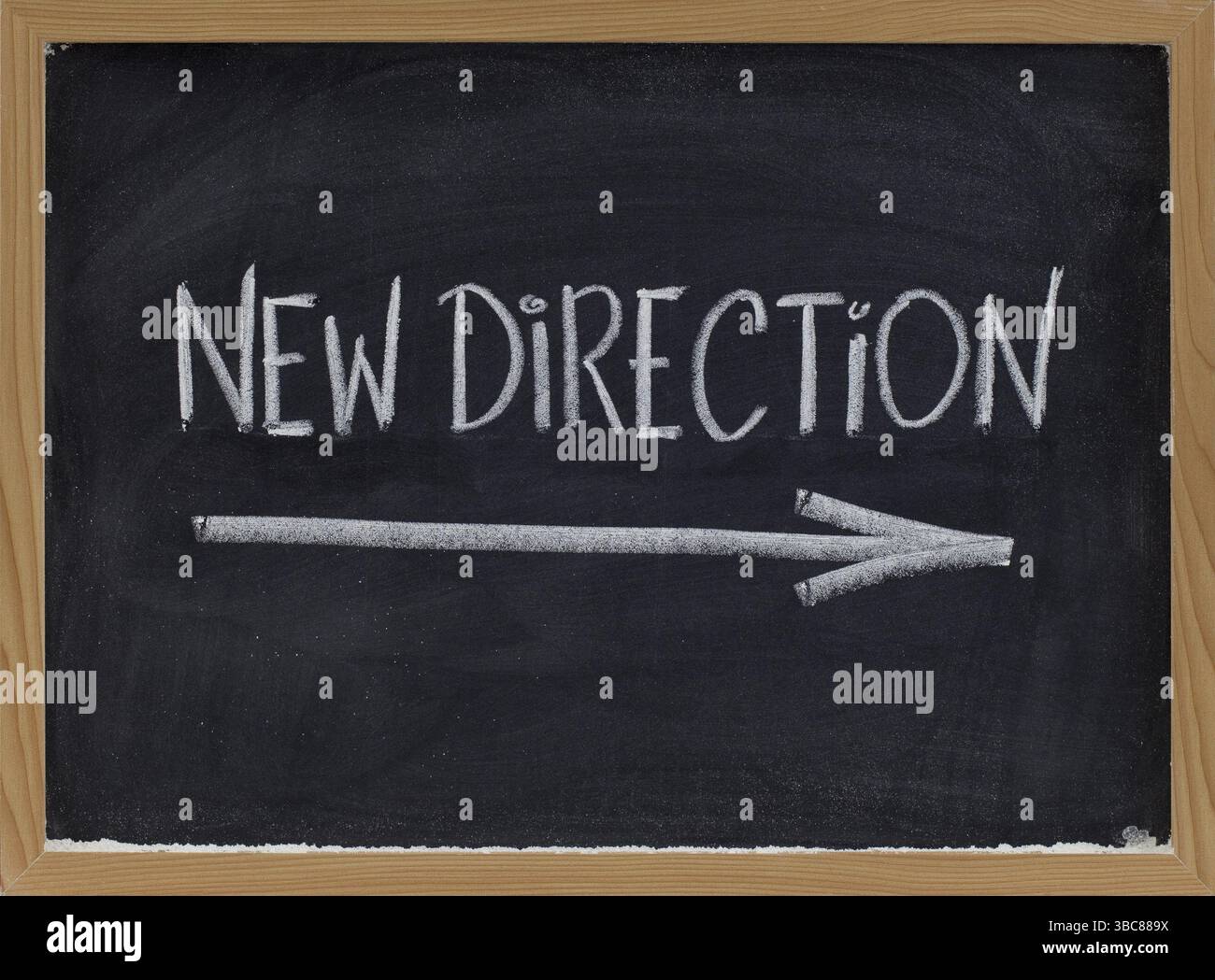 New direction - leadership concept on blackboard Stock Photo - Alamy