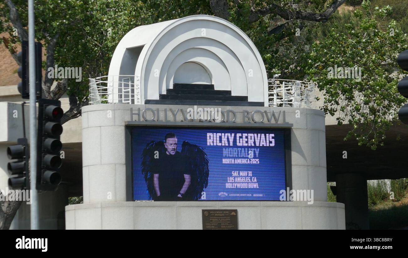Los Angeles, California, USA 18th May 2025 Ricky Gervais Mortality Tour ...