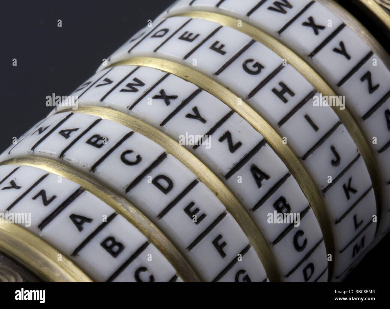 A combination puzzle box that uses letters as the secret password, also ...