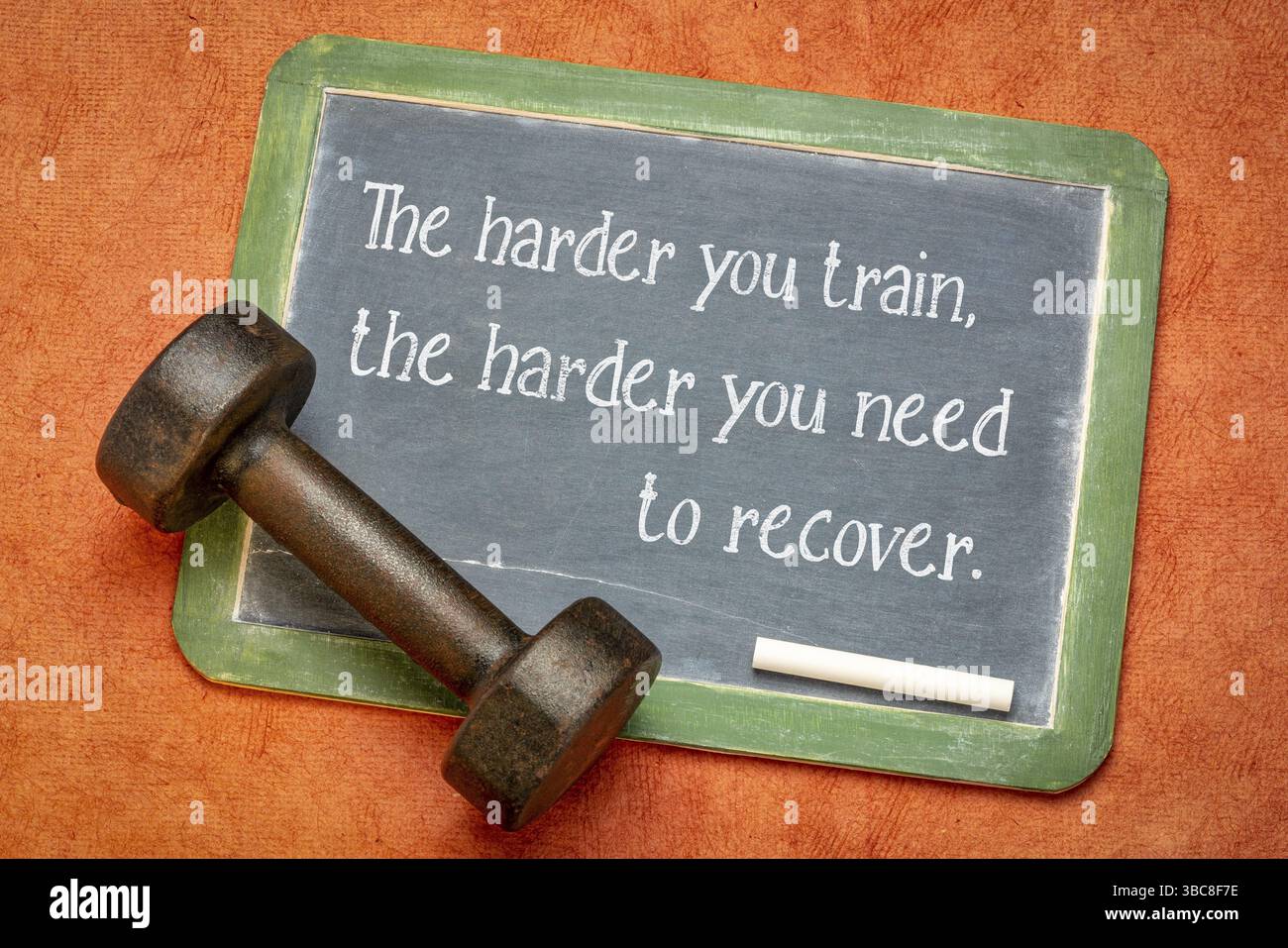 The harder yourt train the harder you need to recover - white chalk ...