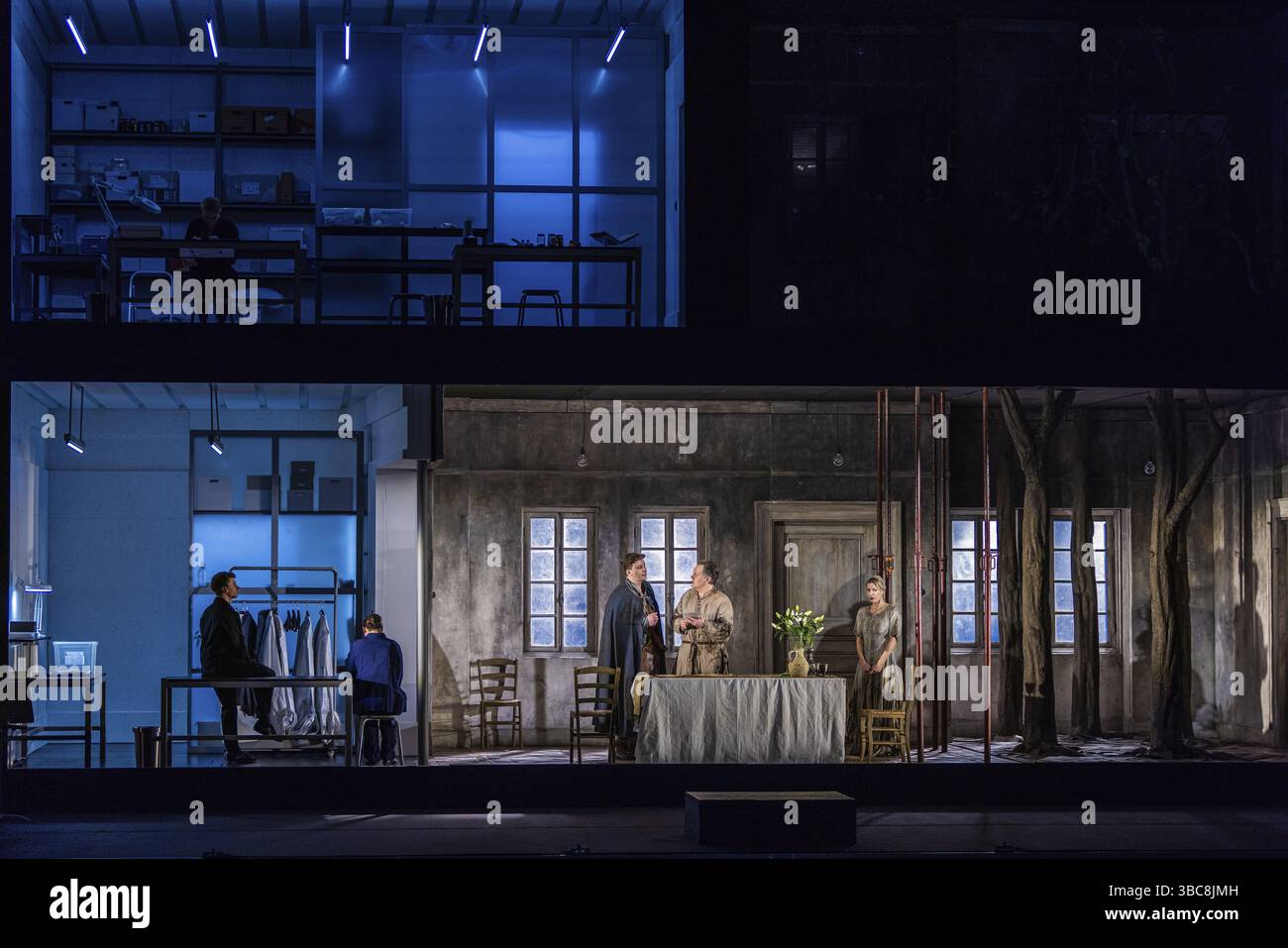 BERLIN, Germany - January 2024: Written on Skin - Opera in three parts by George Benjamin in a ...