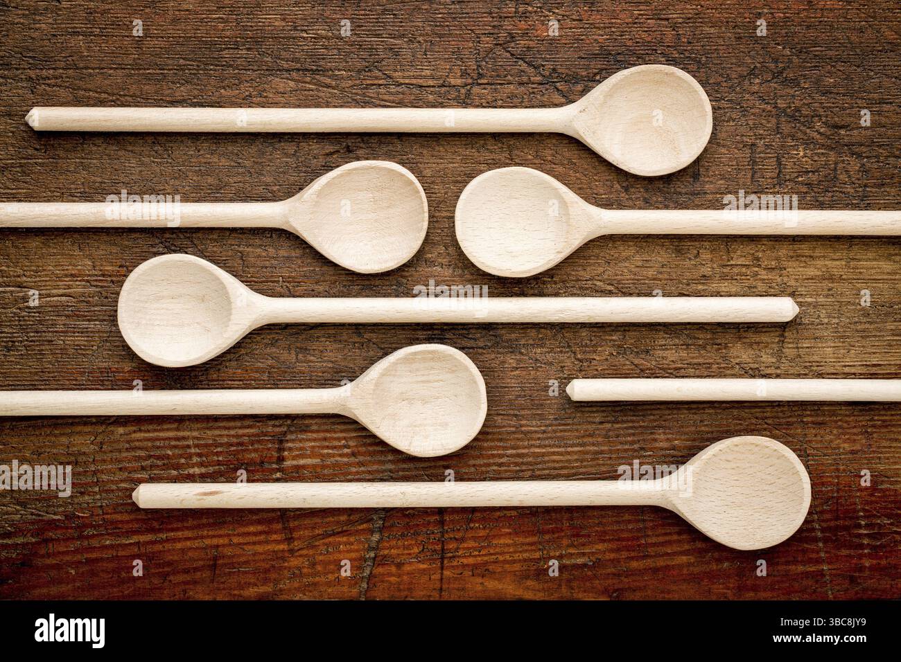 Wooden cutlery set hi-res stock photography and images - Alamy