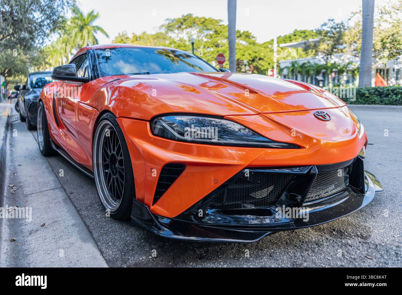 Miami, Florida, USA - November 26, 2024: Toyota Supra sportscar. Luxury ...
