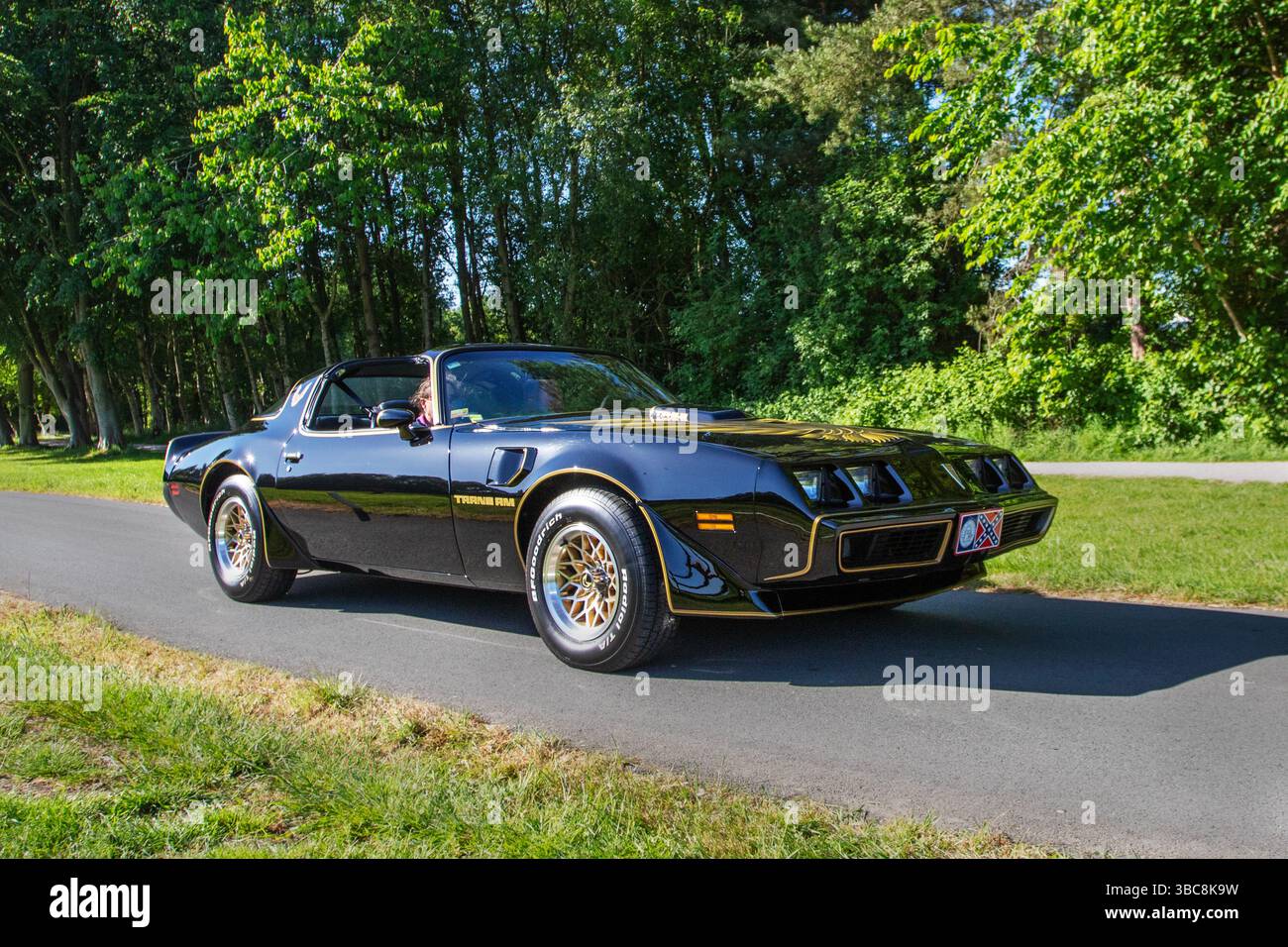 1979 70s seventies Black Pontiac Trans-Am American Car Petrol 6600 cc ...