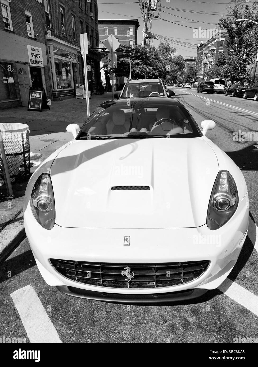 New York City, USA - September 07, 2023: Ferrari California 2014 ...