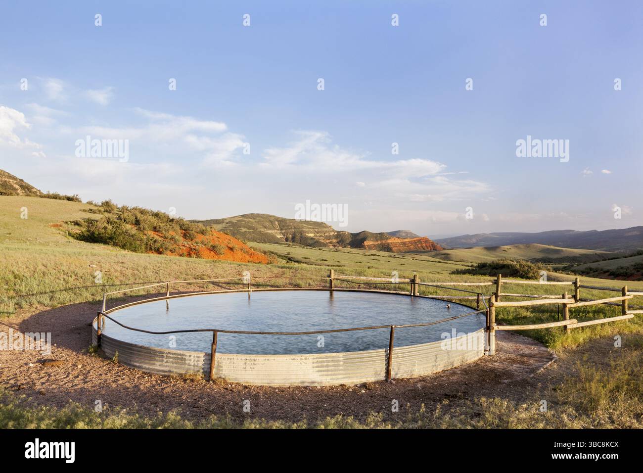 Cattle water tank in Colorado mountain ranch - Red Mountain Open Space ...