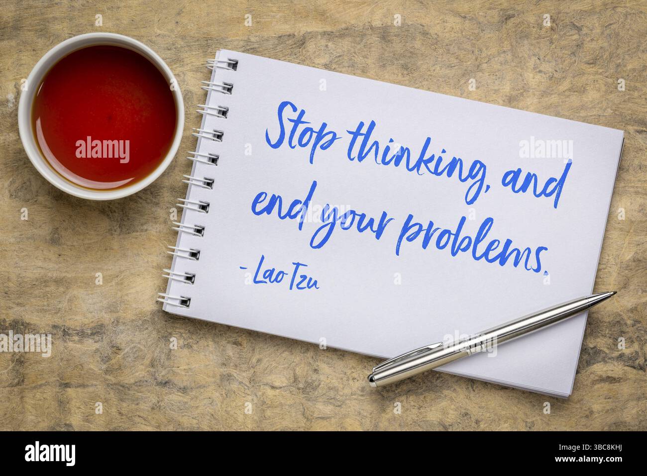 Stop thinking, and end your problems - inspirational quote from ...