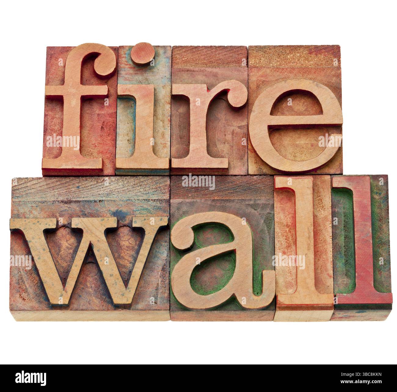 Firewall - computer and internet security concept - isolated text in ...