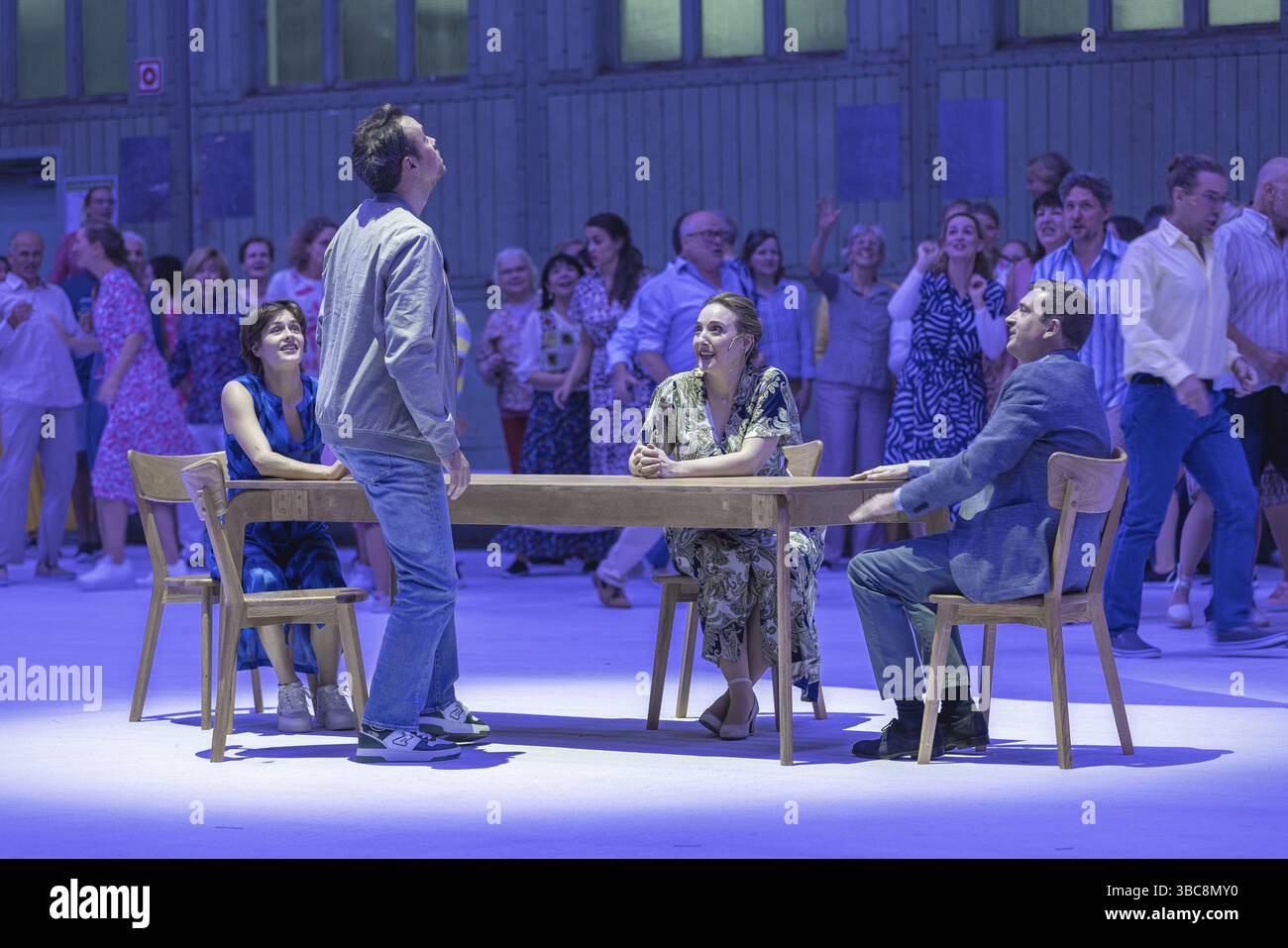 Messiah, a baroque oratorio by George Frideric Handel in a production ...