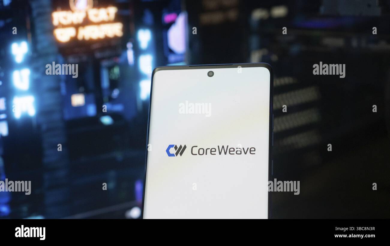 Coreweave logo hi-res stock photography and images - Alamy