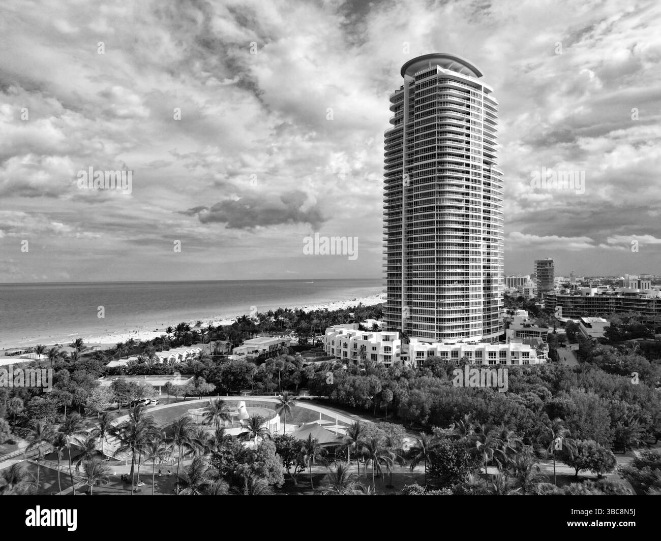 Architecture of city. City downtown skyline. Skyline of Miami. Miami ...