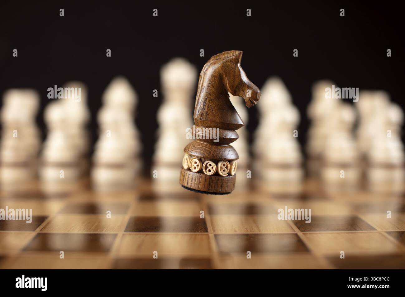 Flying chess pieces. A puzzle game with tricky combinations that ...