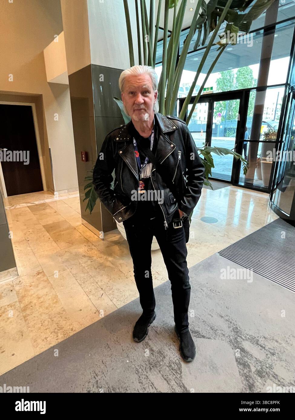 Johnny LOGAN, visit in Vienna, Austria, on 16 May 2025, for Donauinsel ...
