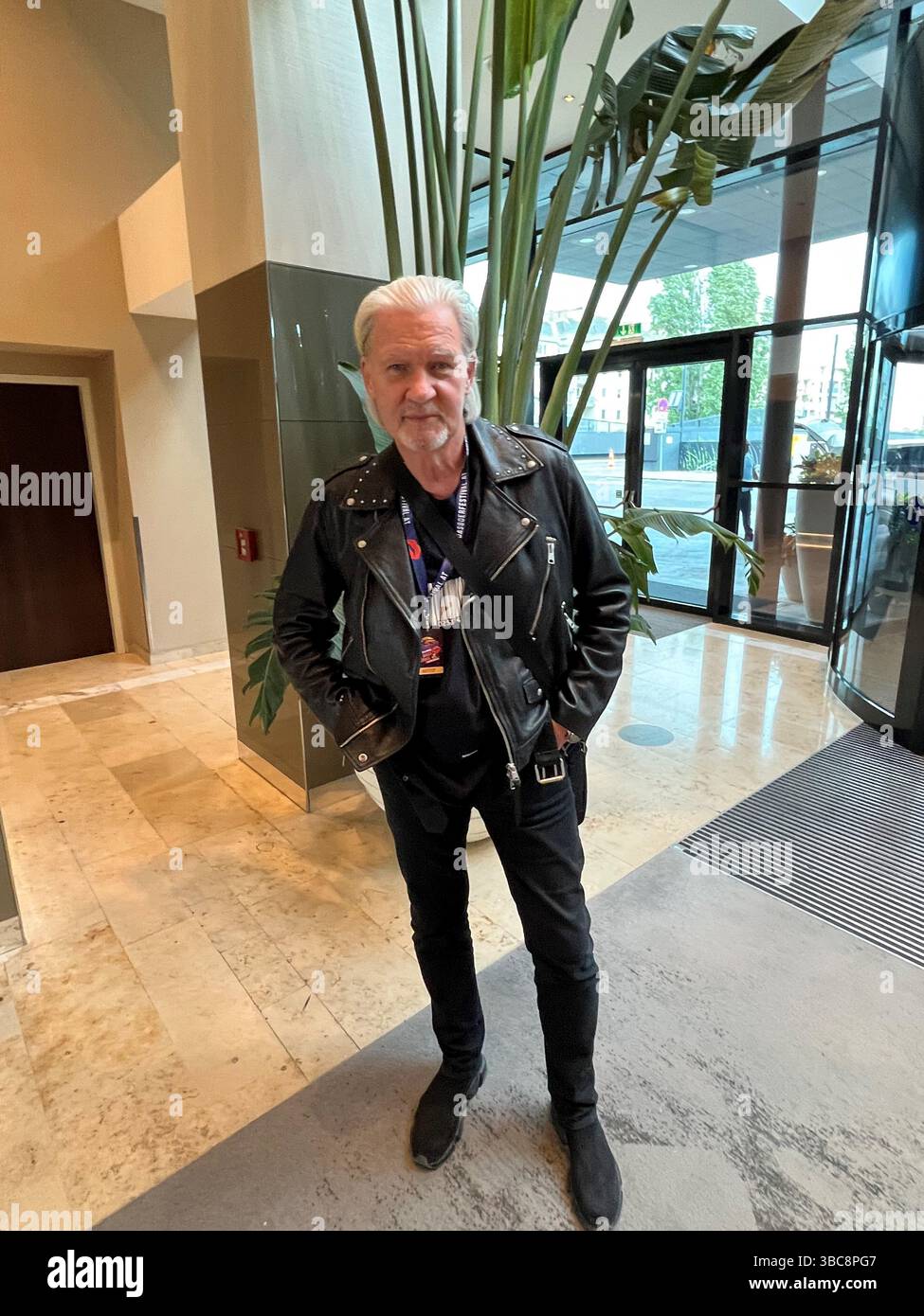 Johnny LOGAN, visit in Vienna, Austria, on 16 May 2025, for Donauinsel ...