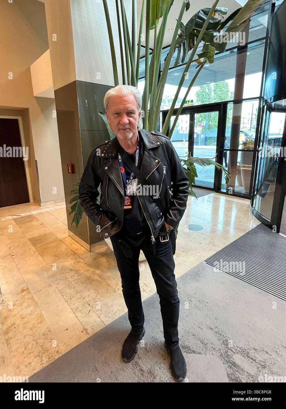 Johnny LOGAN, visit in Vienna, Austria, on 16 May 2025, for Donauinsel ...