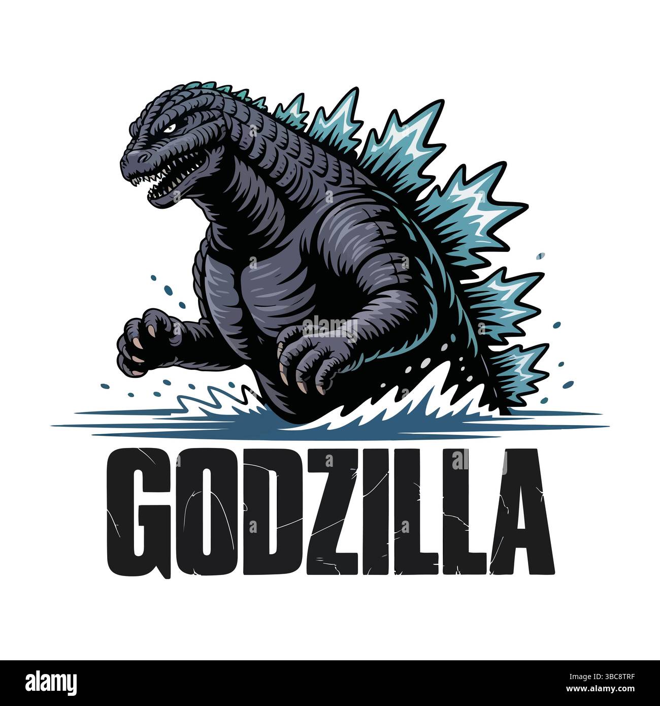 Godzilla king of the monsters logo hi-res stock photography and images ...