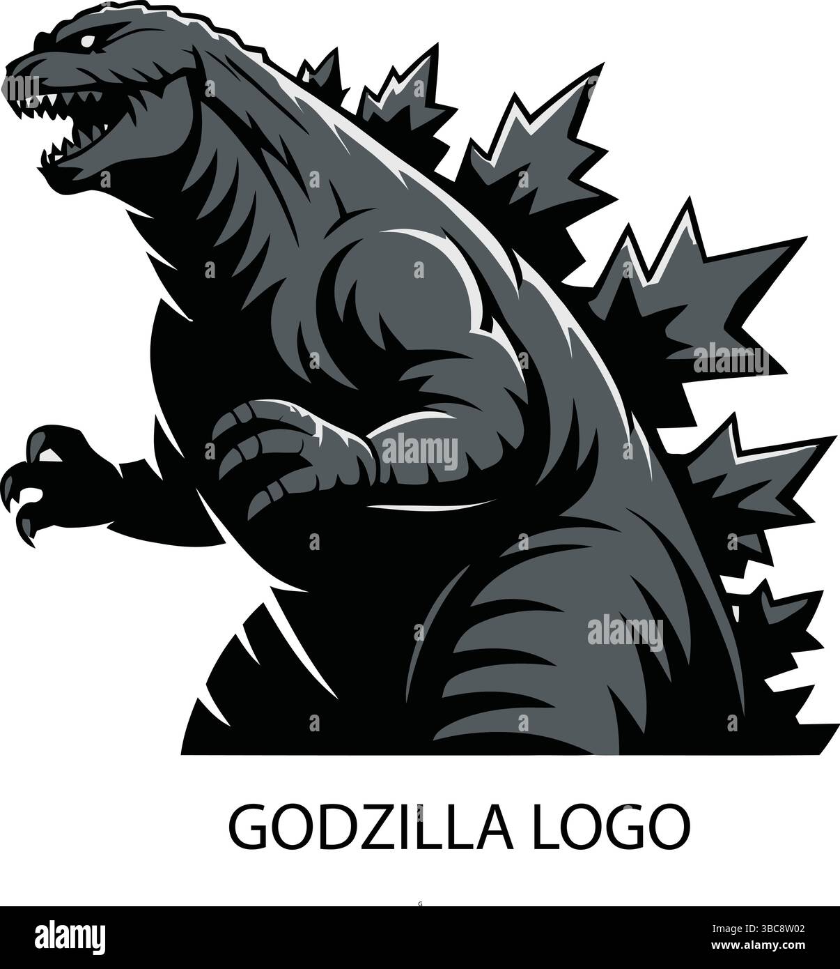 Godzilla tail logo hi-res stock photography and images - Alamy