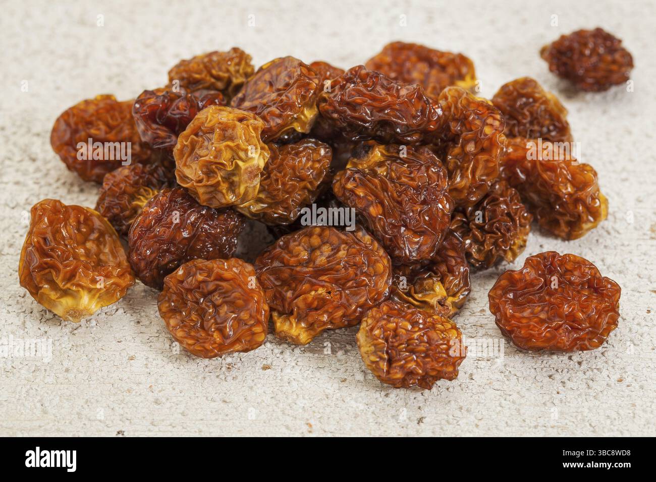 Dried goldenberries (physalis peruviana), superfruit from Peru rich in antioxidnats, vitamin A ...