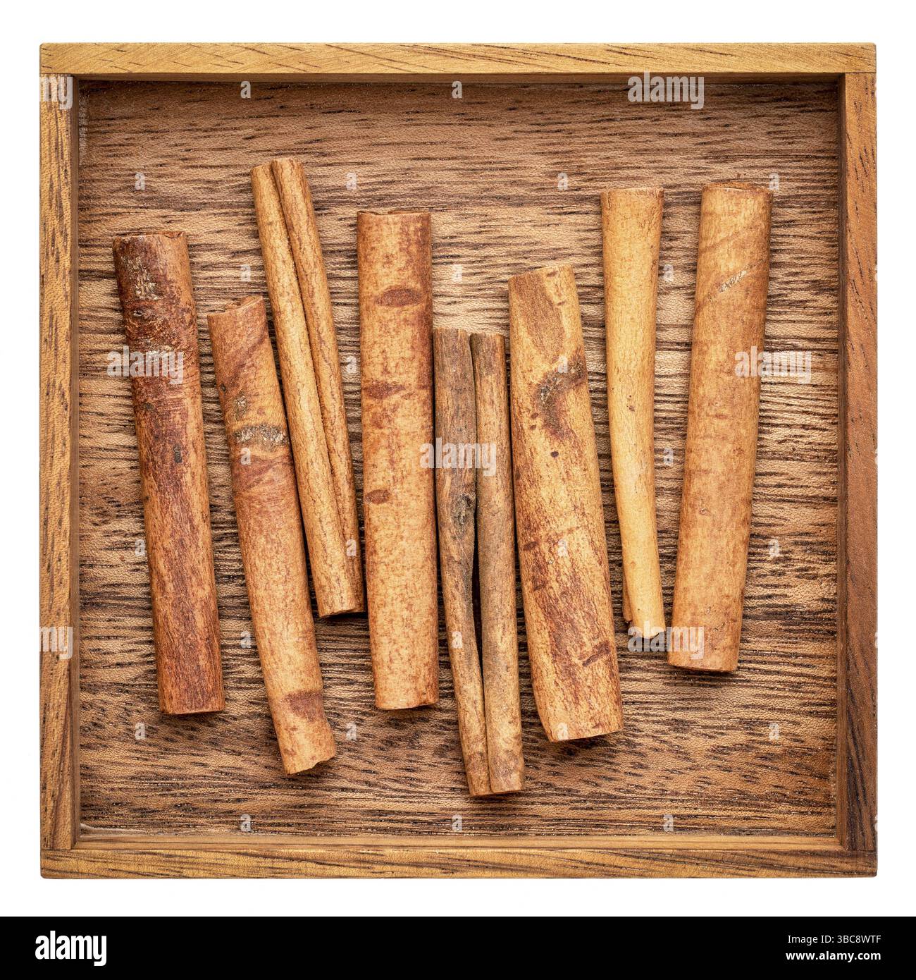Container of cinnamon stick Cut Out Stock Images & Pictures - Alamy