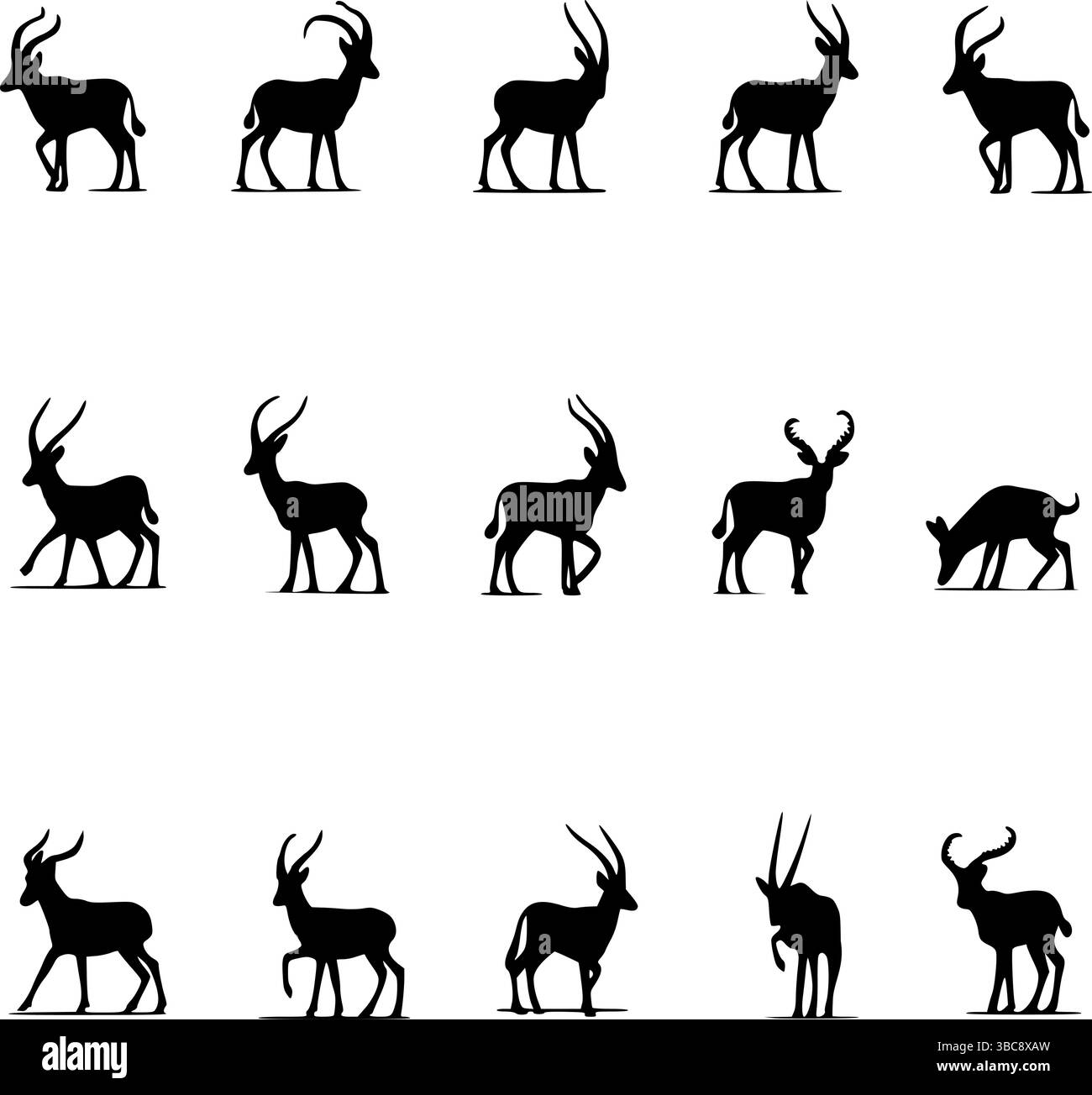 Antelope wildlife park Cut Out Stock Images & Pictures - Alamy