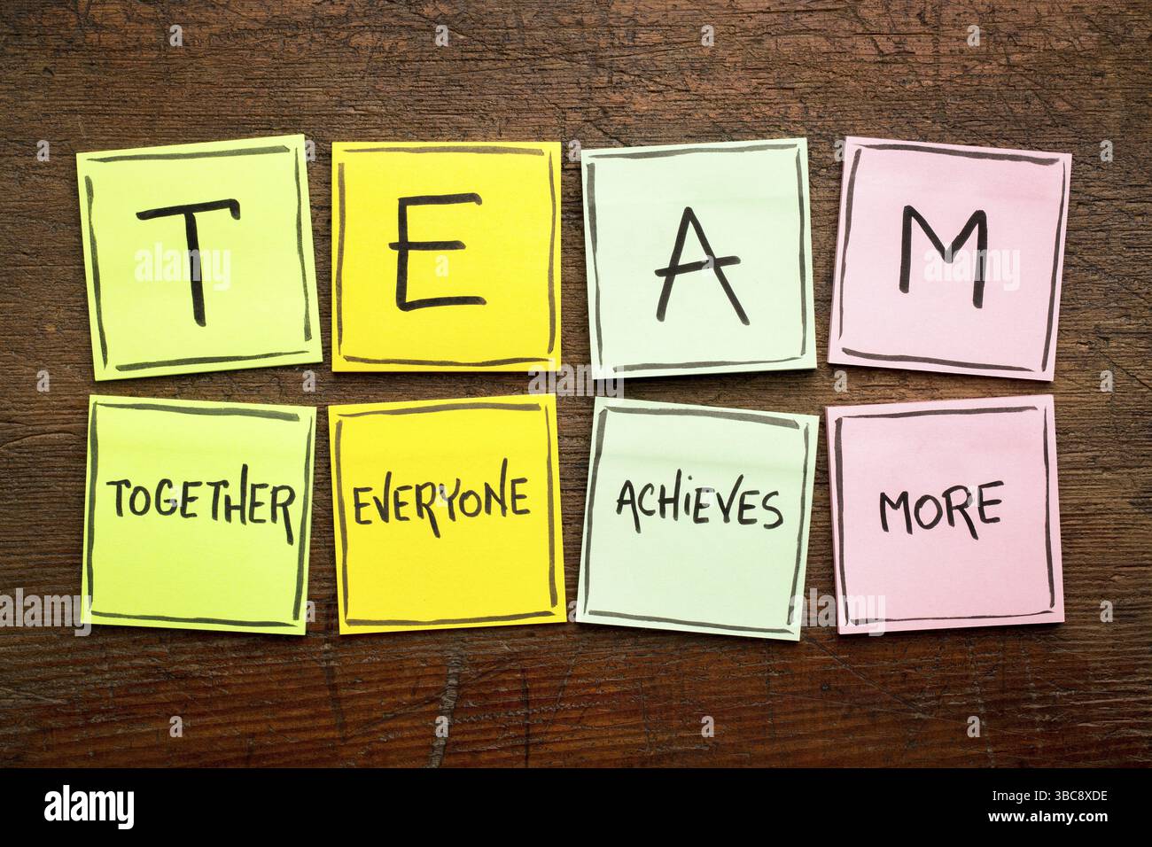 TEAM acronym (together everyone achieves more), teamwork motivation ...