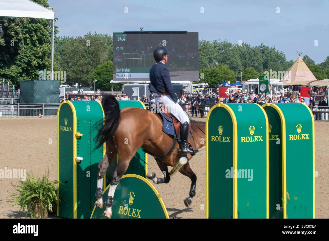 Windsor castle, Berkshire, UK. 18 May, 2025. Royal Windsor Horse Show ...
