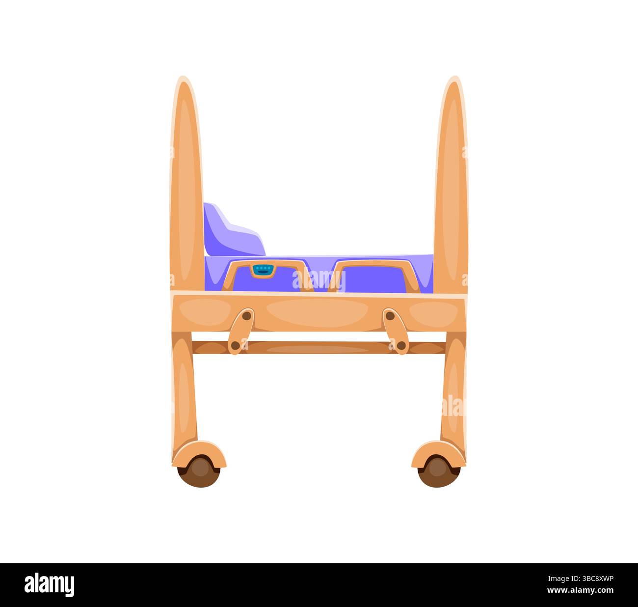 Medicine cartoon font hospital bed letter H. Healthcare kids ABC font ...