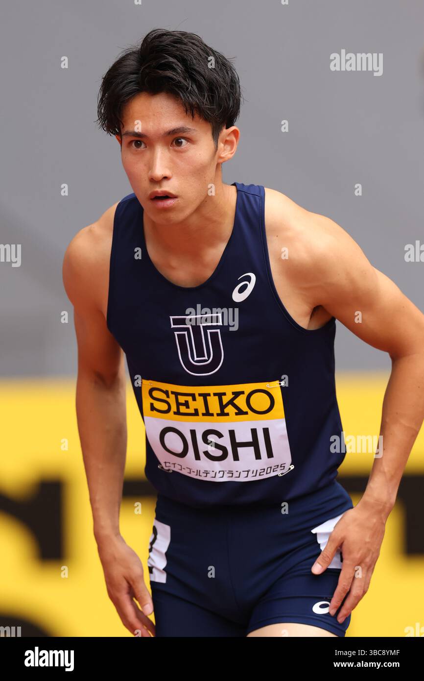 Tokyo, Japan. 18th May, 2025. Riku Oishi Athletics : World Athletics Continental Tour Seiko ...
