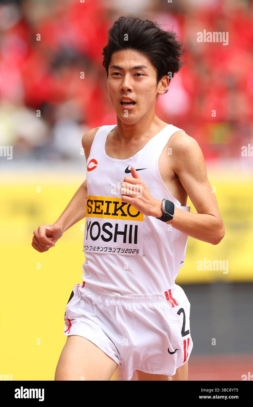 Tokyo, Japan. 18th May, 2025. Shunsuke Yoshii Athletics : World Athletics Continental Tour Seiko ...