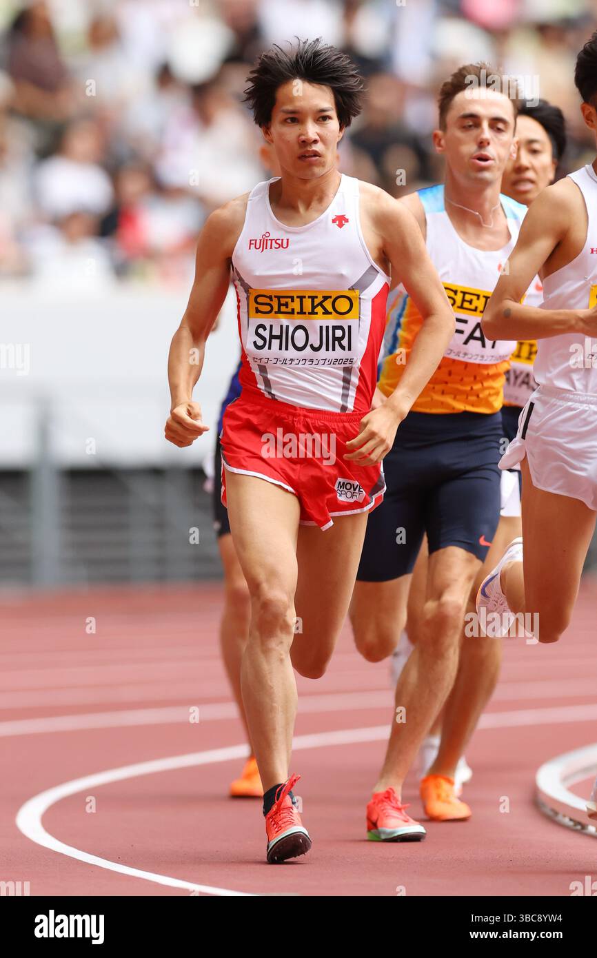 Tokyo, Japan. 18th May, 2025. Kazuya Shiojiri Athletics : World Athletics Continental Tour Seiko ...