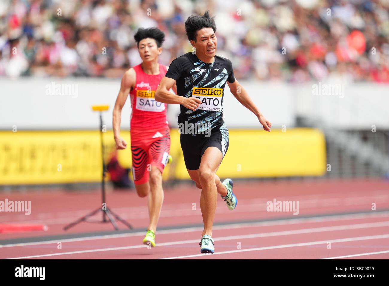 Tokyo, Japan. 18th May, 2025. (L-R) Kentaro Sato, Fuga Sato Athletics : World Athletics ...