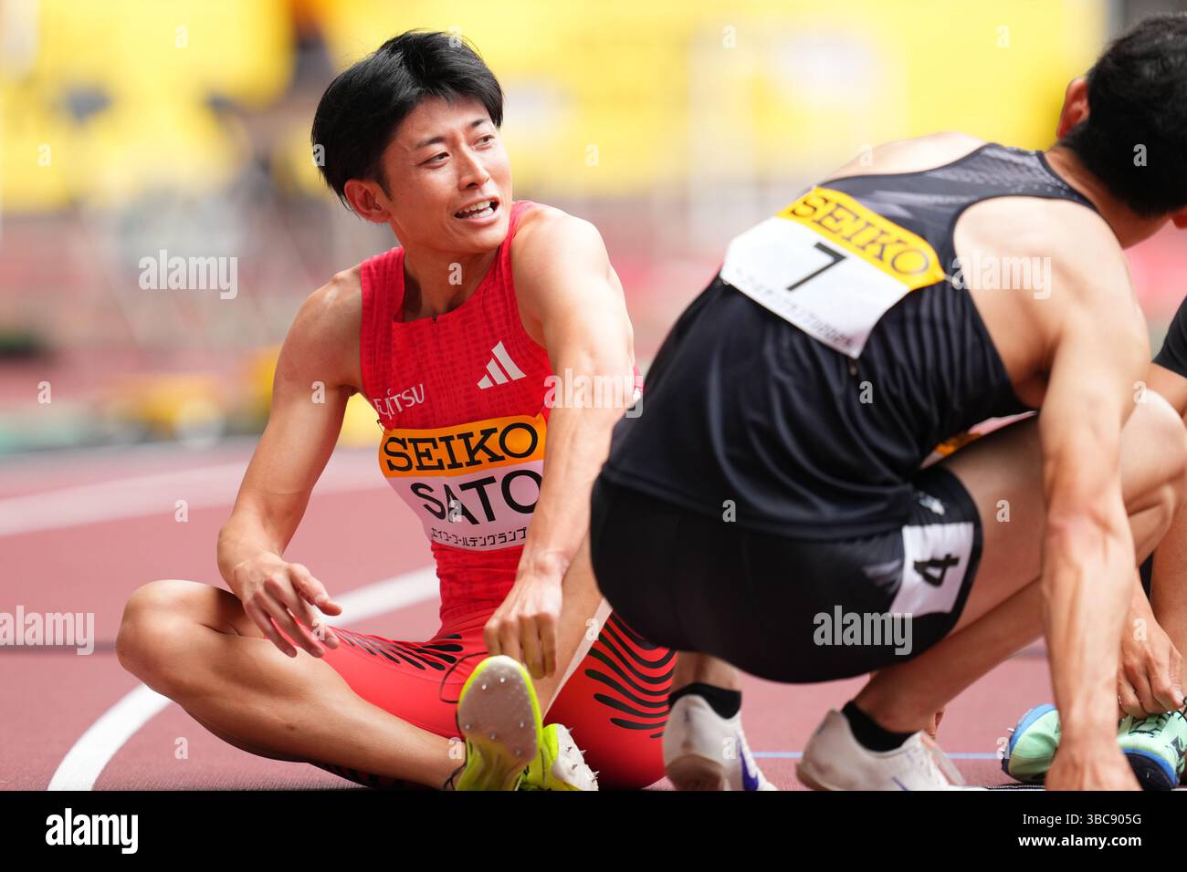 Tokyo, Japan. 18th May, 2025. Kentaro Sato Athletics : World Athletics Continental Tour Seiko ...