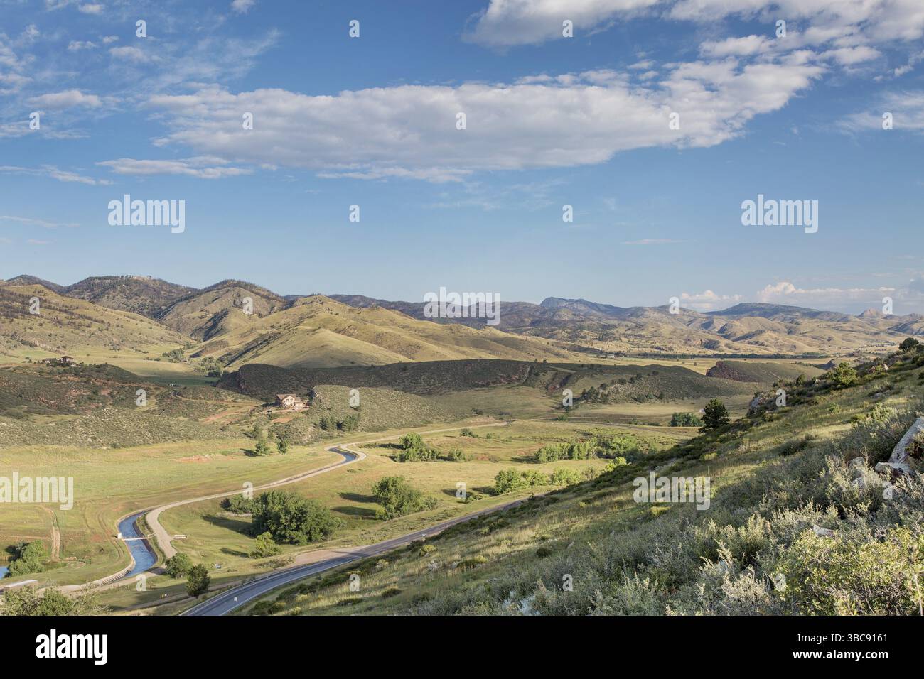 Charles Hansen canal below Horsetooth Reservoir, part of Big Thompson ...