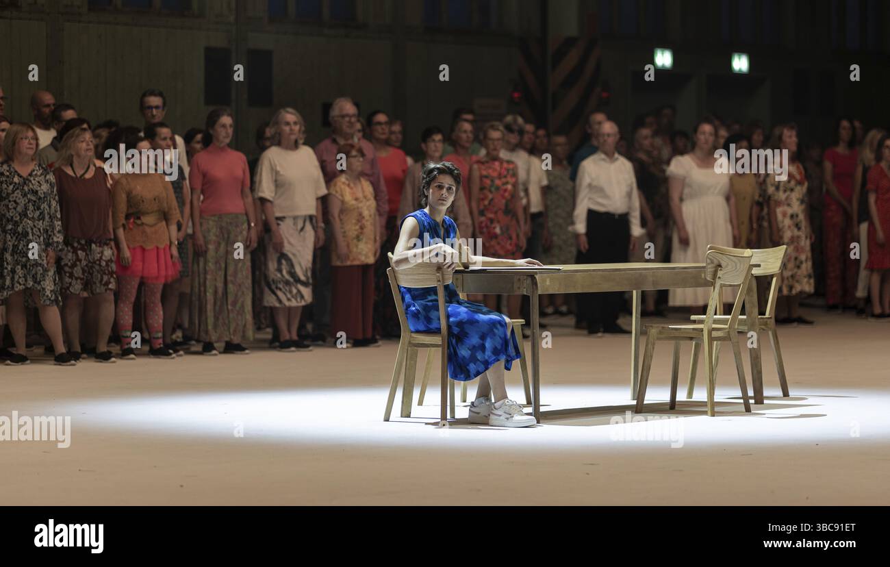 Messiah, a baroque oratorio by George Frideric Handel in a production ...