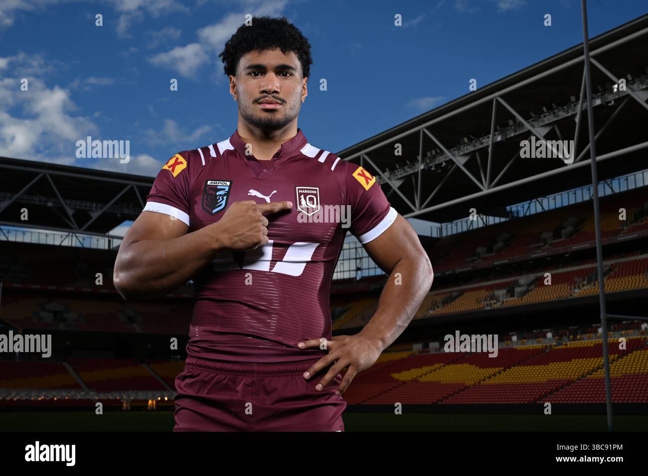 Brisbane, Australia. 19th May, 2025. Robert Toia of the Queensland ...