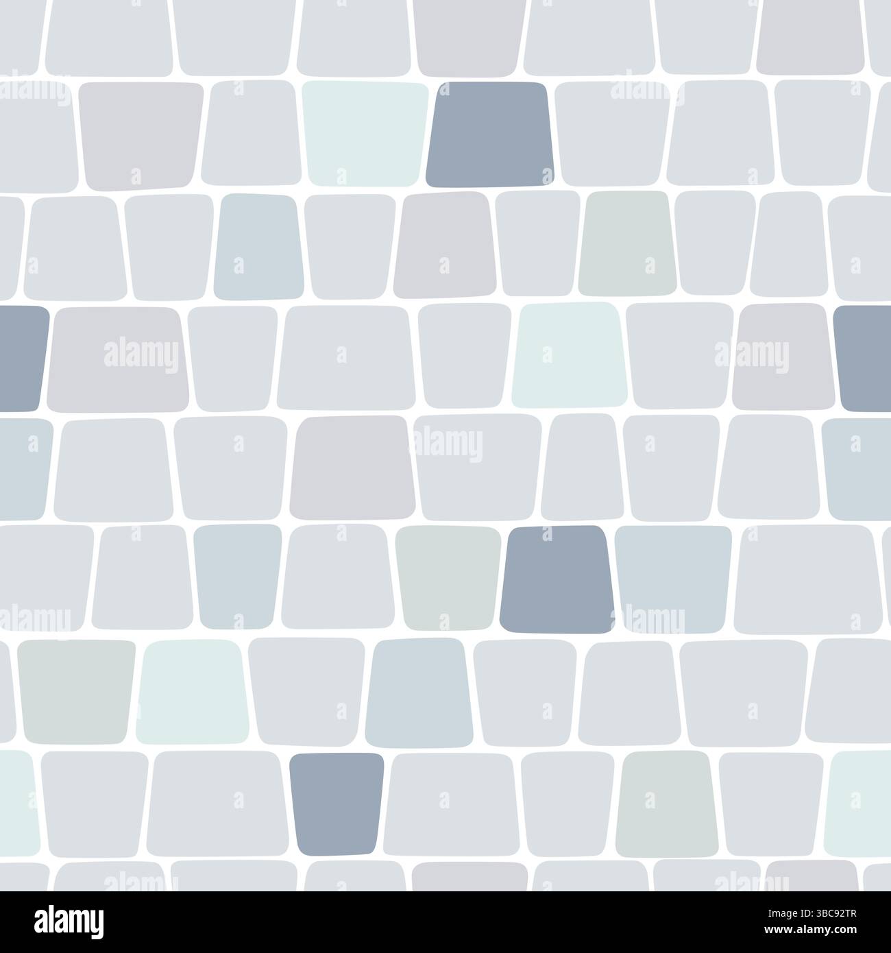 Paved stone seamless pattern. Pavement tile texture. Stone mosaic ...