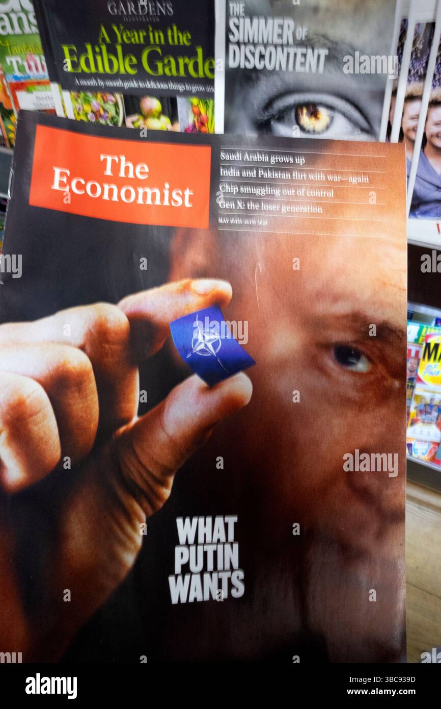 Vladimir Putin holding a Nato symbol on the front cover of The ...