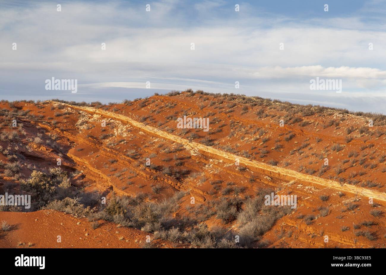 Red Mountain Open Space in northern Colorado near Wyoming border - semi ...
