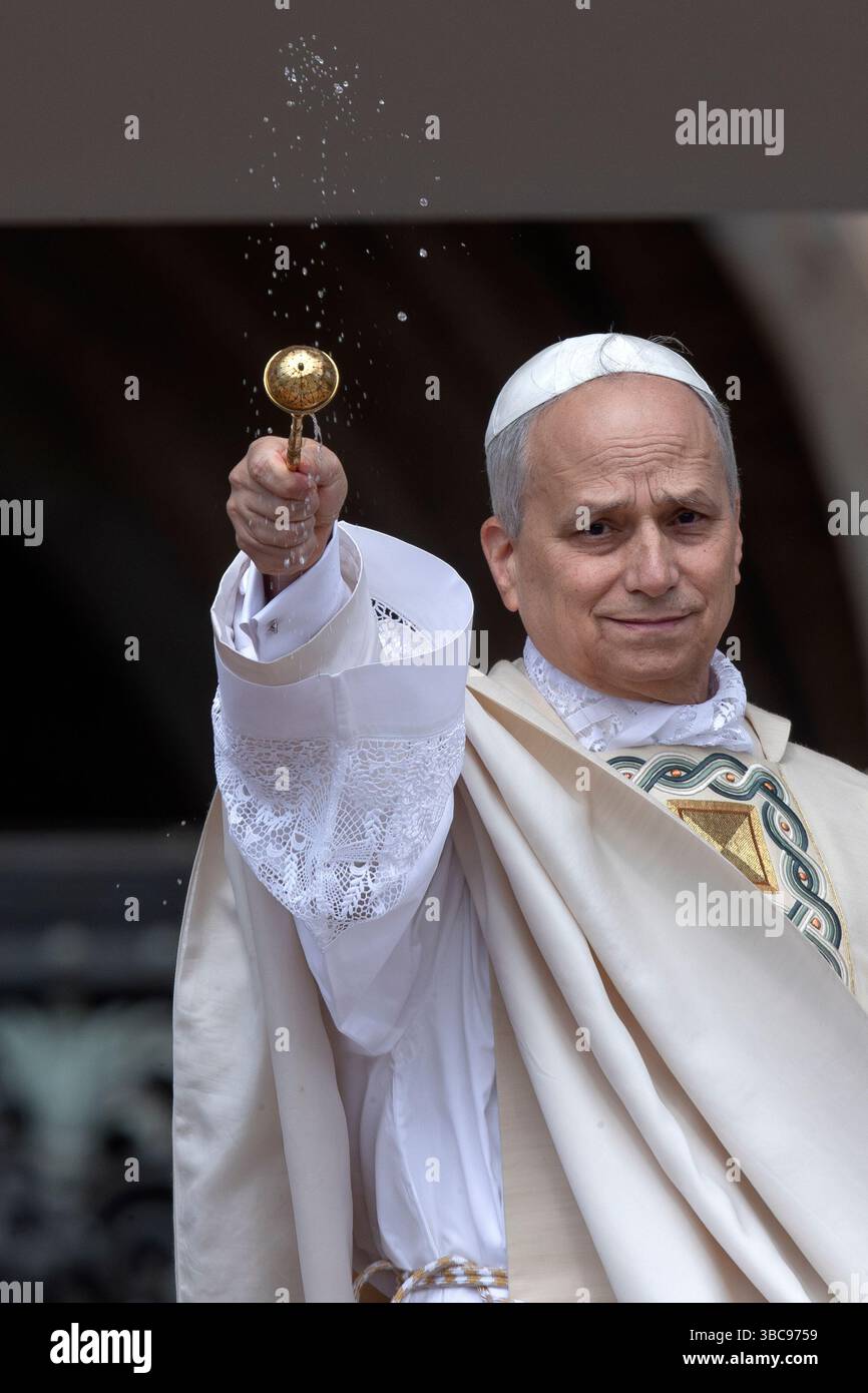 Vatican City, Vatican, 18 May 2025. Pope Leo XIV leads the inauguration Mass of his Pontificate ...