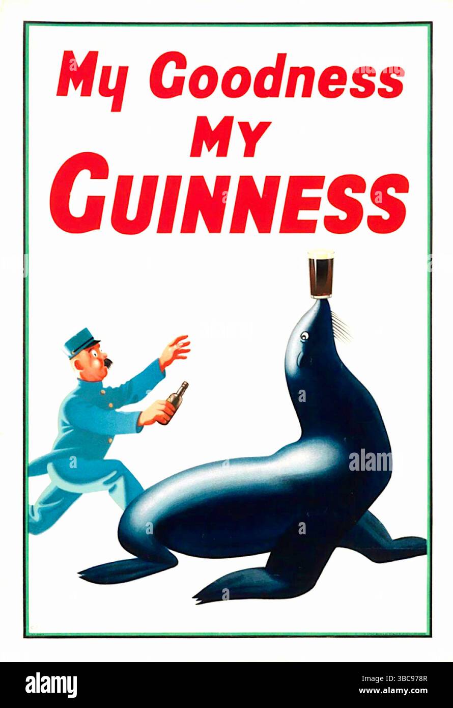 John William Gilroy - My Goodness, My Guinness - 1935 Stock Photo - Alamy