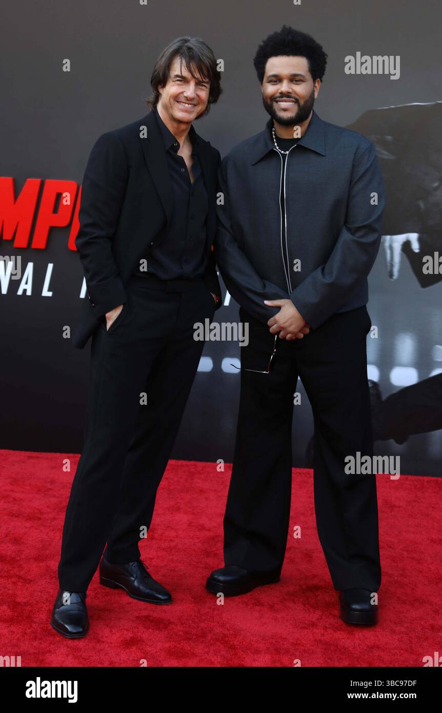 May 18, 2025, New York, New York, USA: Actors TOM CRUISE and ABEL ...