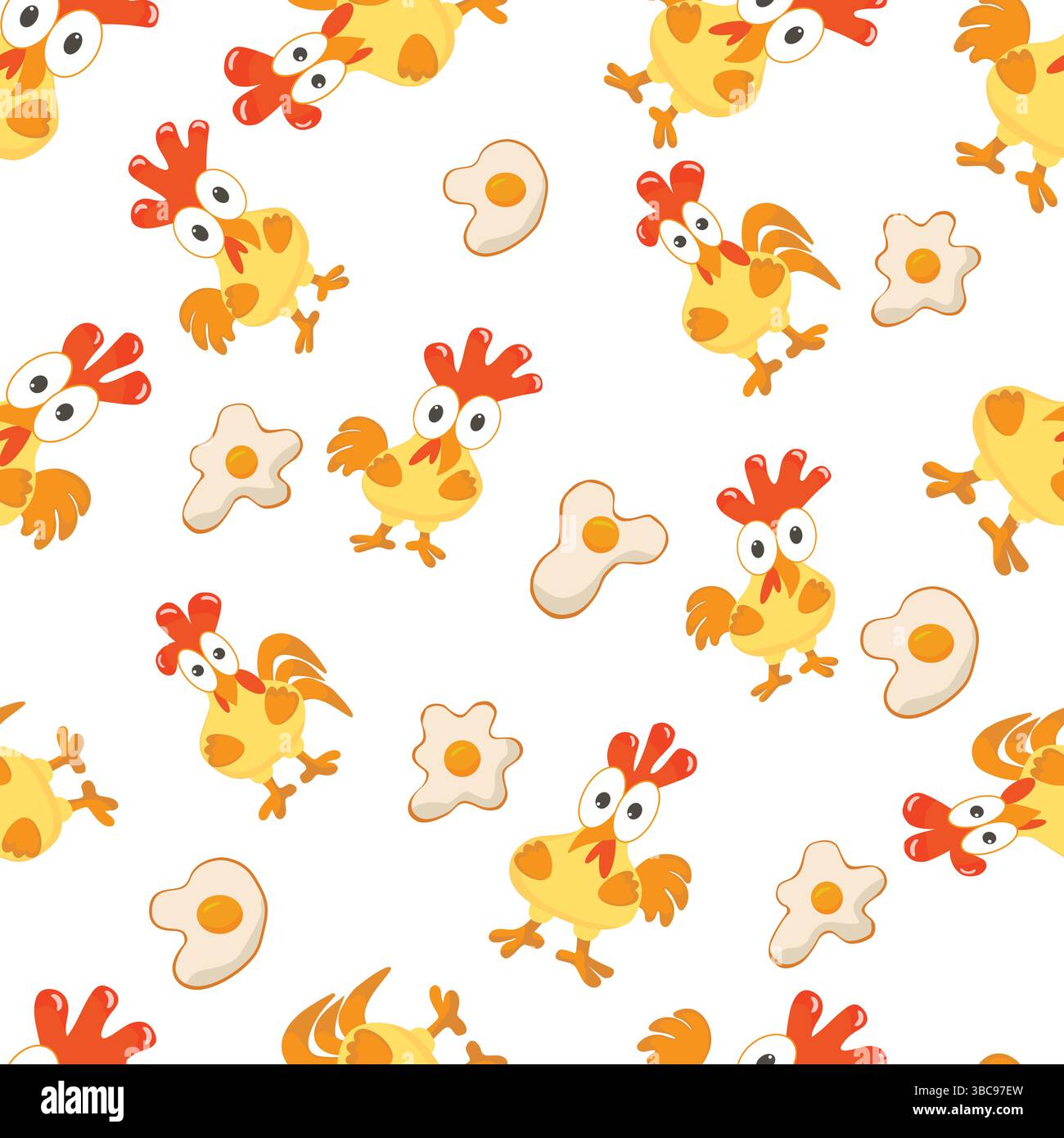 Cockerels and hens Stock Vector Images - Alamy